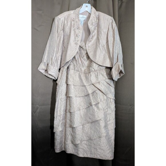 Dresses | Davids Bridal Mother Of The Bride Dress Jacket 16w Wedding ...